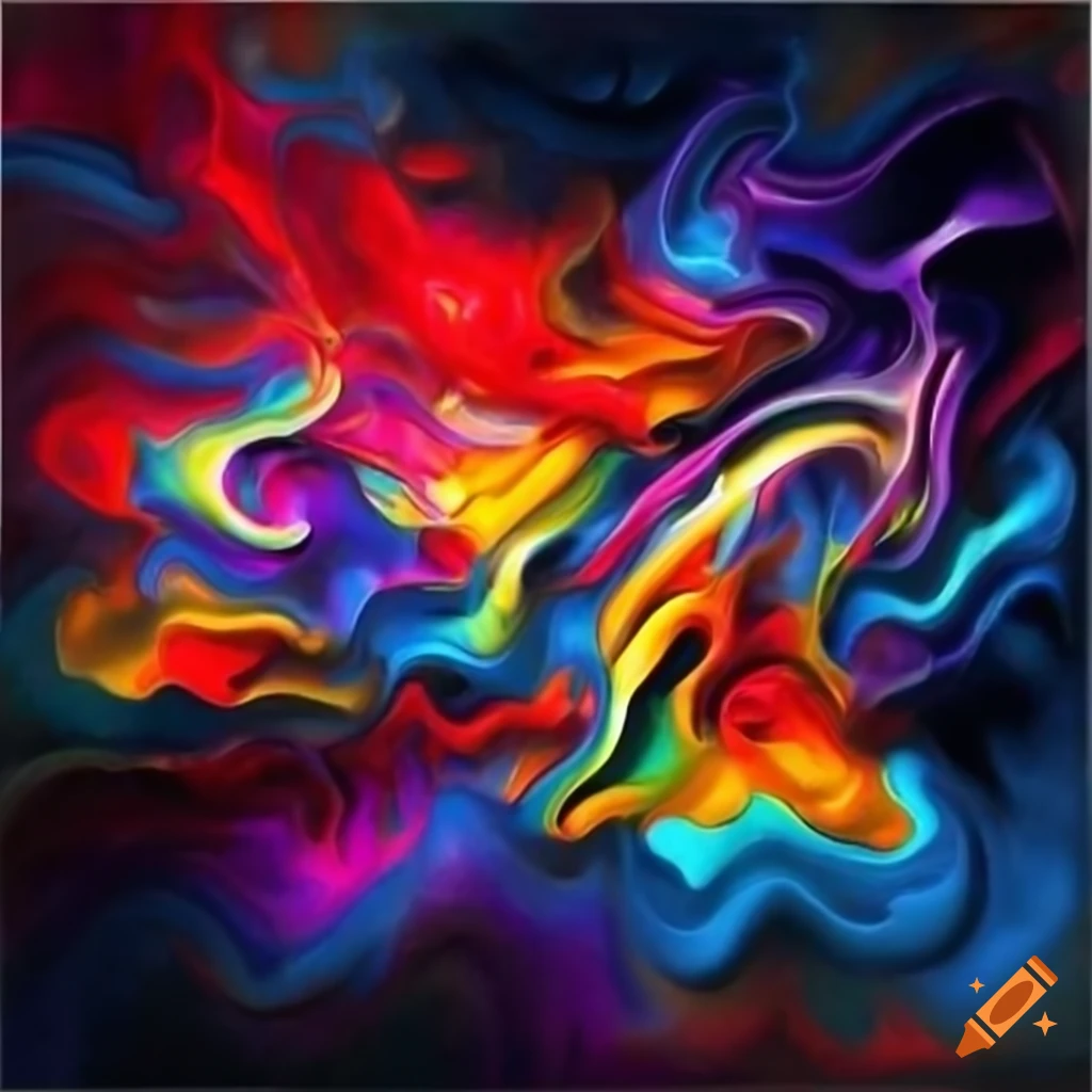 Orphism abstract painting of beethoven's 5th symphony