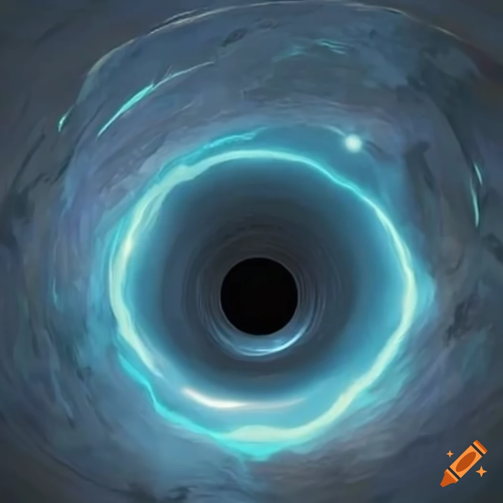 Artistic representation of an interdimensional portal on Craiyon