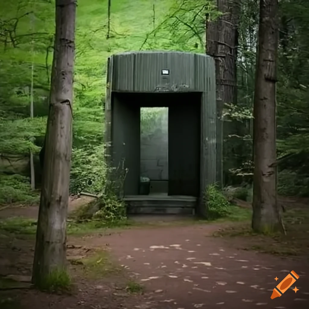 Exterior photo of a secret bunker