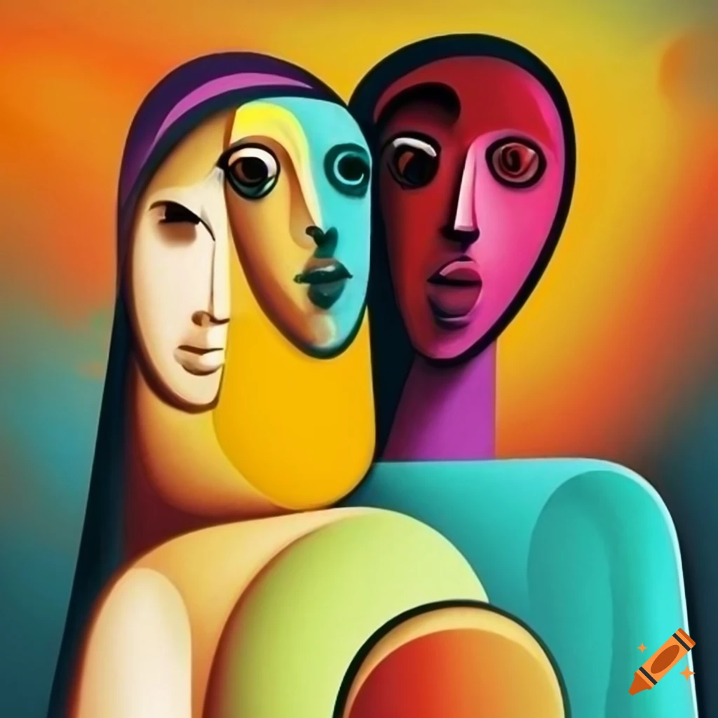 Macke style abstract artwork on Craiyon