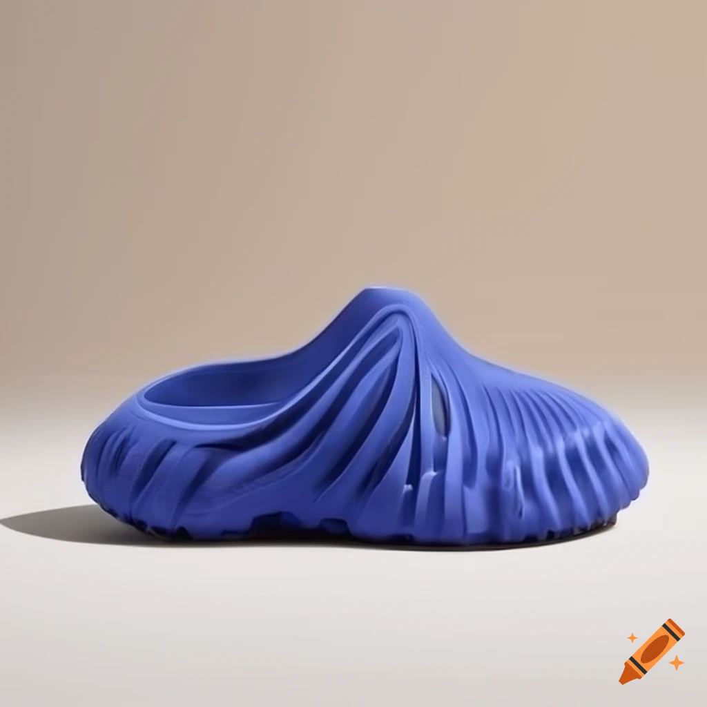 Futuristic white slipper collaboration by dingyun zhang and adidas on ...