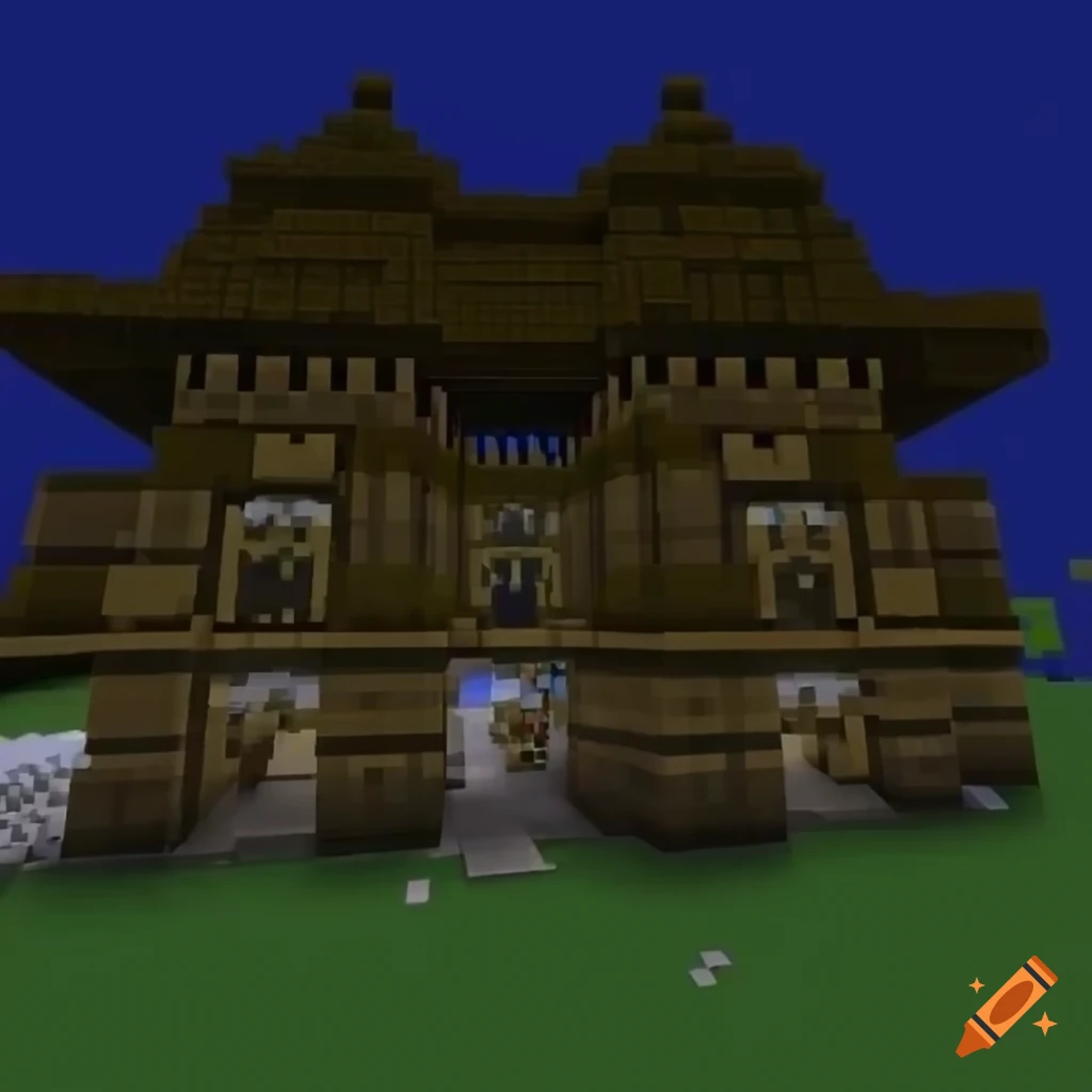 Minecraft server configuration on Craiyon