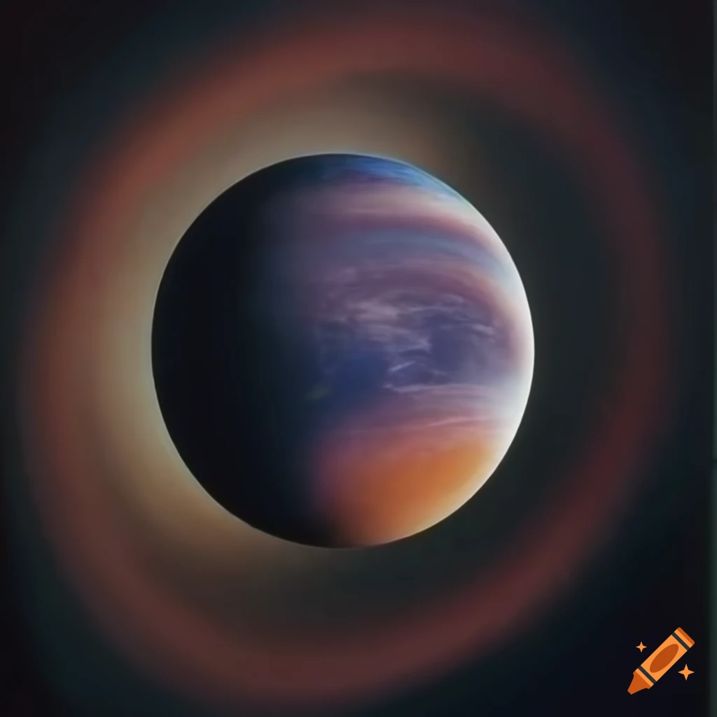 Detailed matte painting of a desolate planet on Craiyon