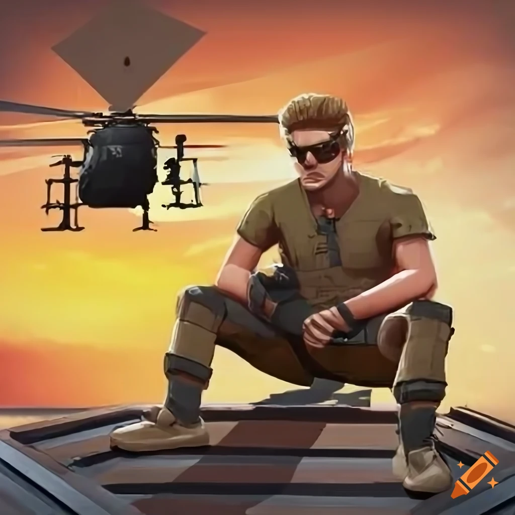 Image of master miller from mgs peace walker on Craiyon