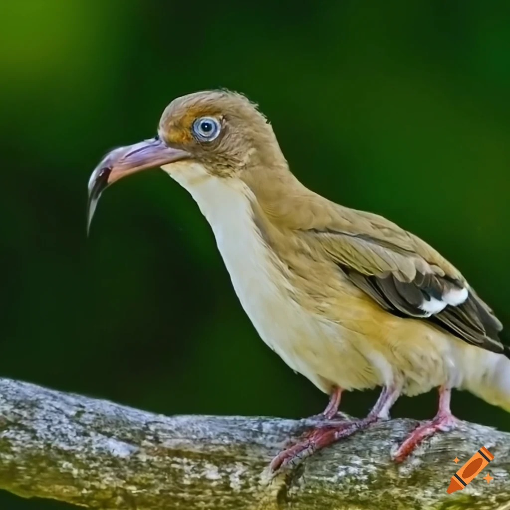 Artistic depiction of a nonexistent bird on Craiyon