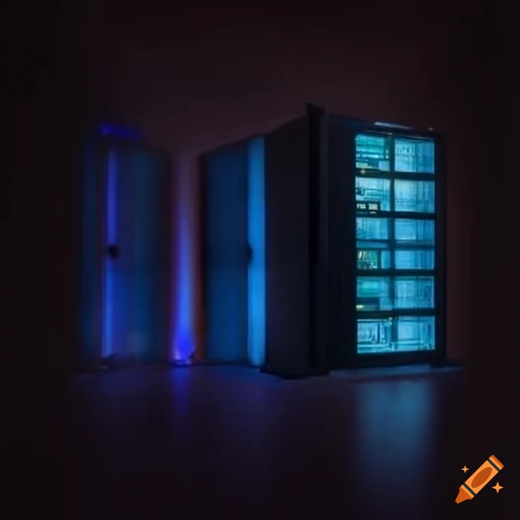 Us-based server illustration on Craiyon