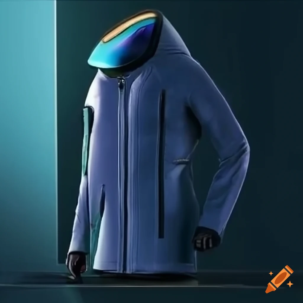 Smart jacket with built-in solar panels