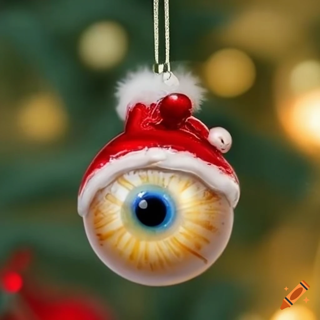 Tradescantia christmas ball ornament on Craiyon