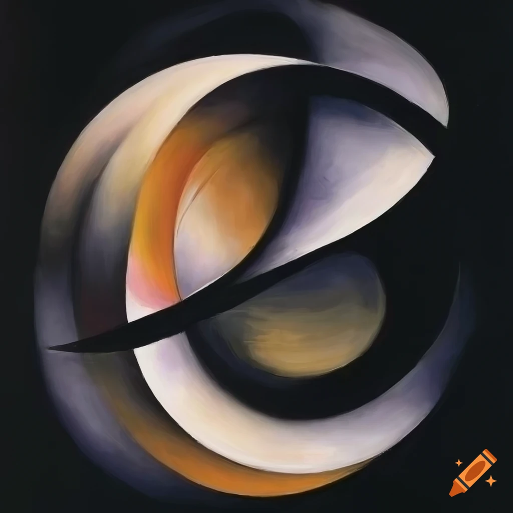 Geometrical abstraction inspired by hilma af klint and vassily kandinsky