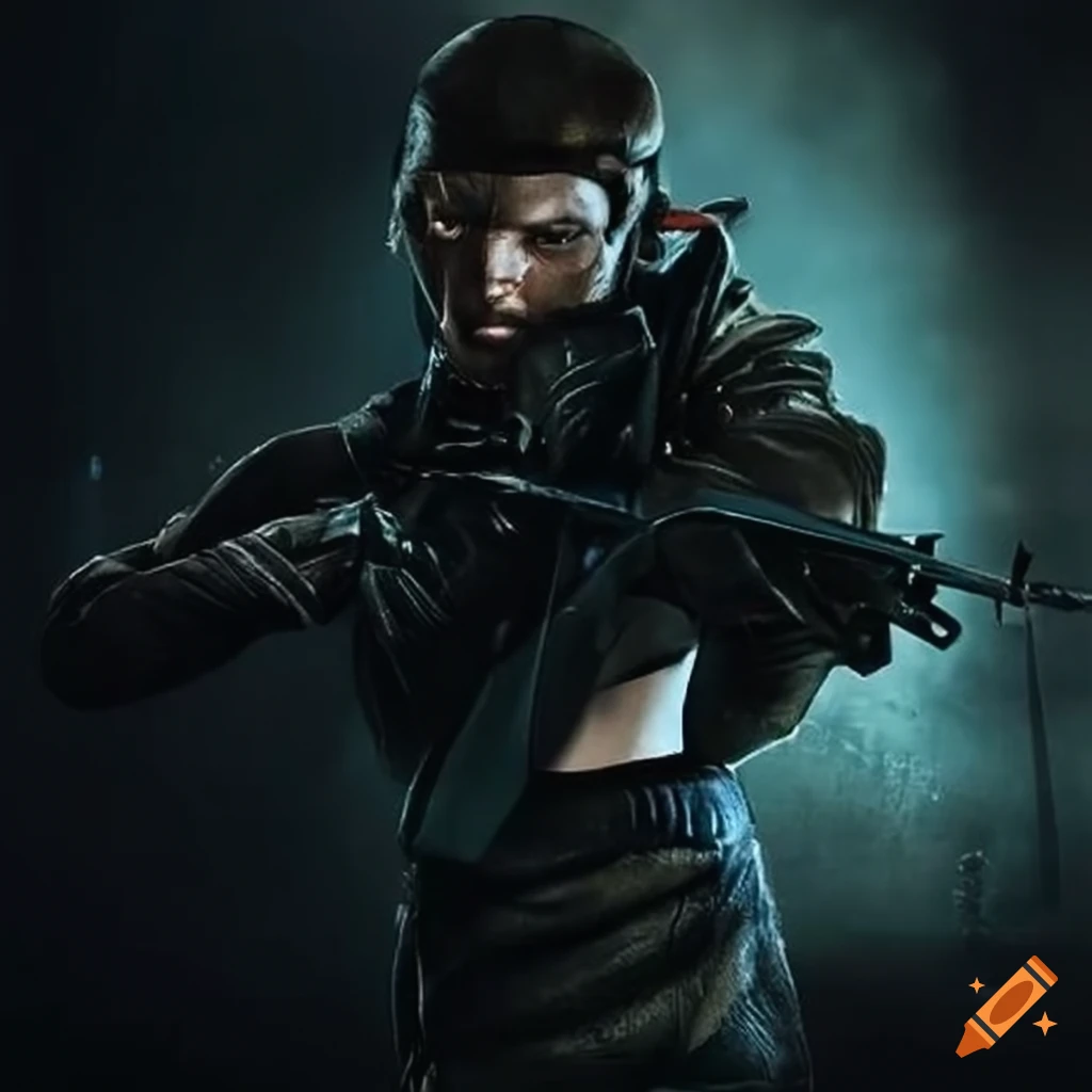 Action scene taking place on Craiyon