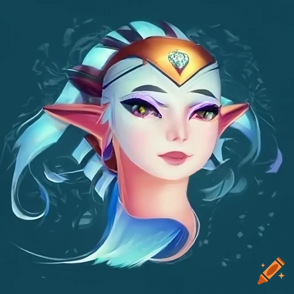 Image of a majestic and divine magical character on Craiyon