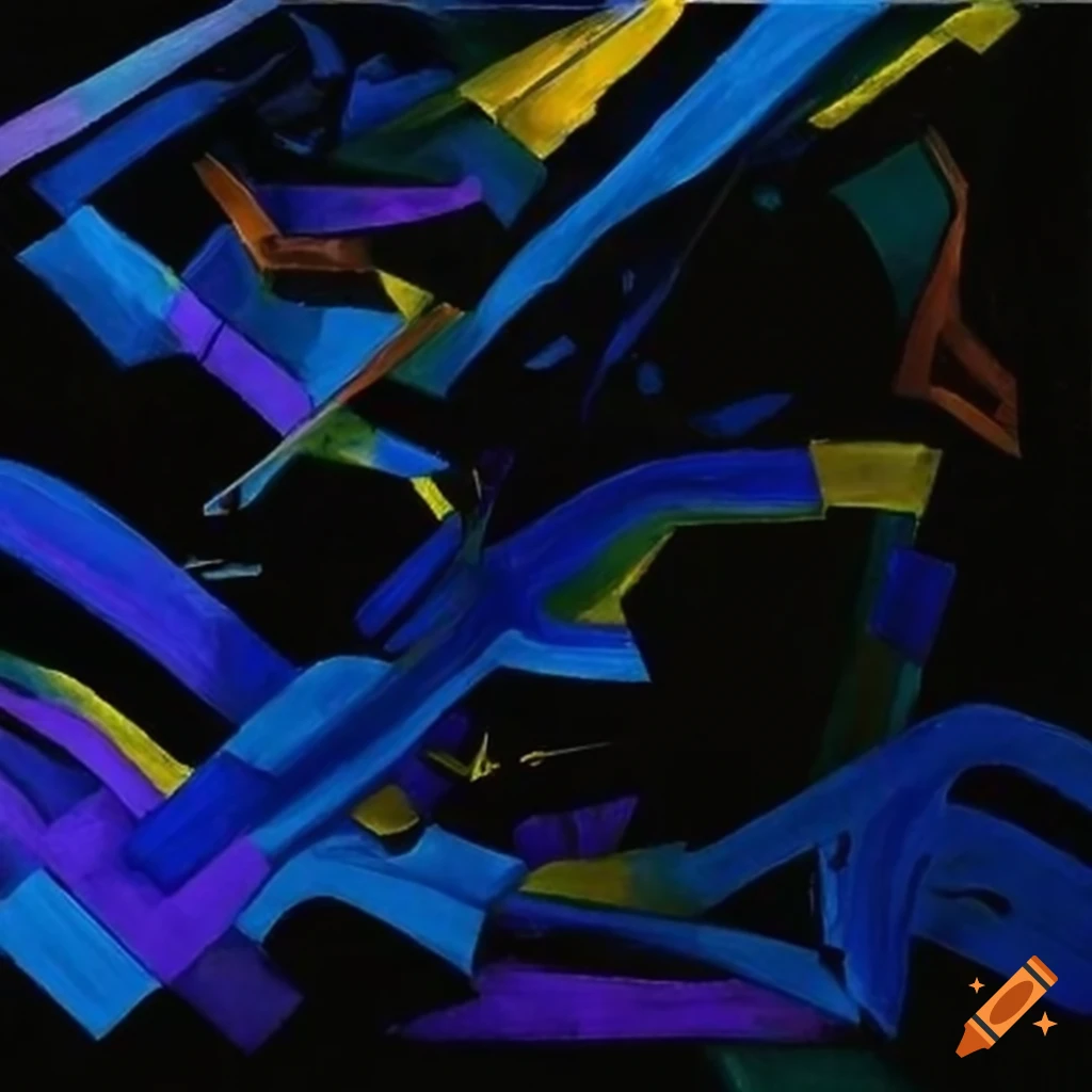 Orphism abstract painting inspired by beethoven's 5th symphony on Craiyon