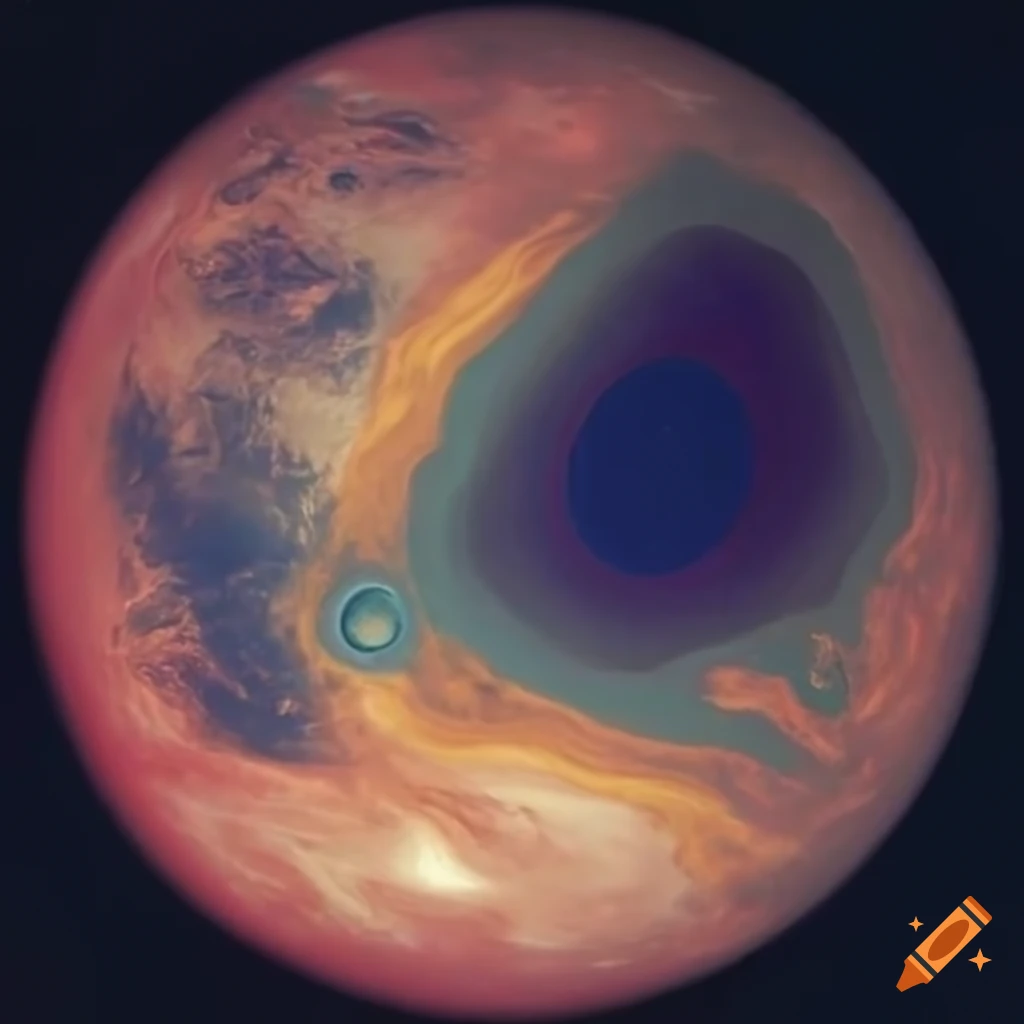 Detailed matte painting of an iconic planet surface on Craiyon