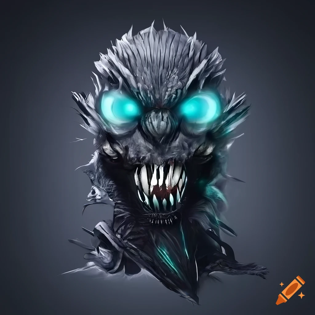 Creepy alien slime tiles in a 2d video game on Craiyon