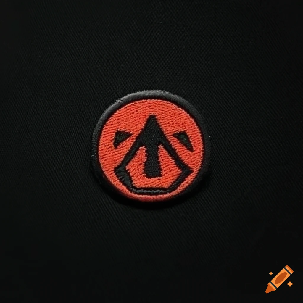 Minimalist war logo patch