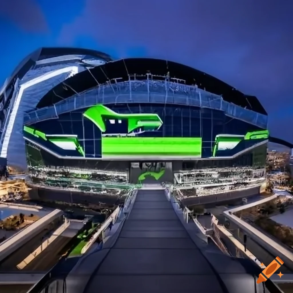 Innovative redesign of seattle seahawks stadium exterior