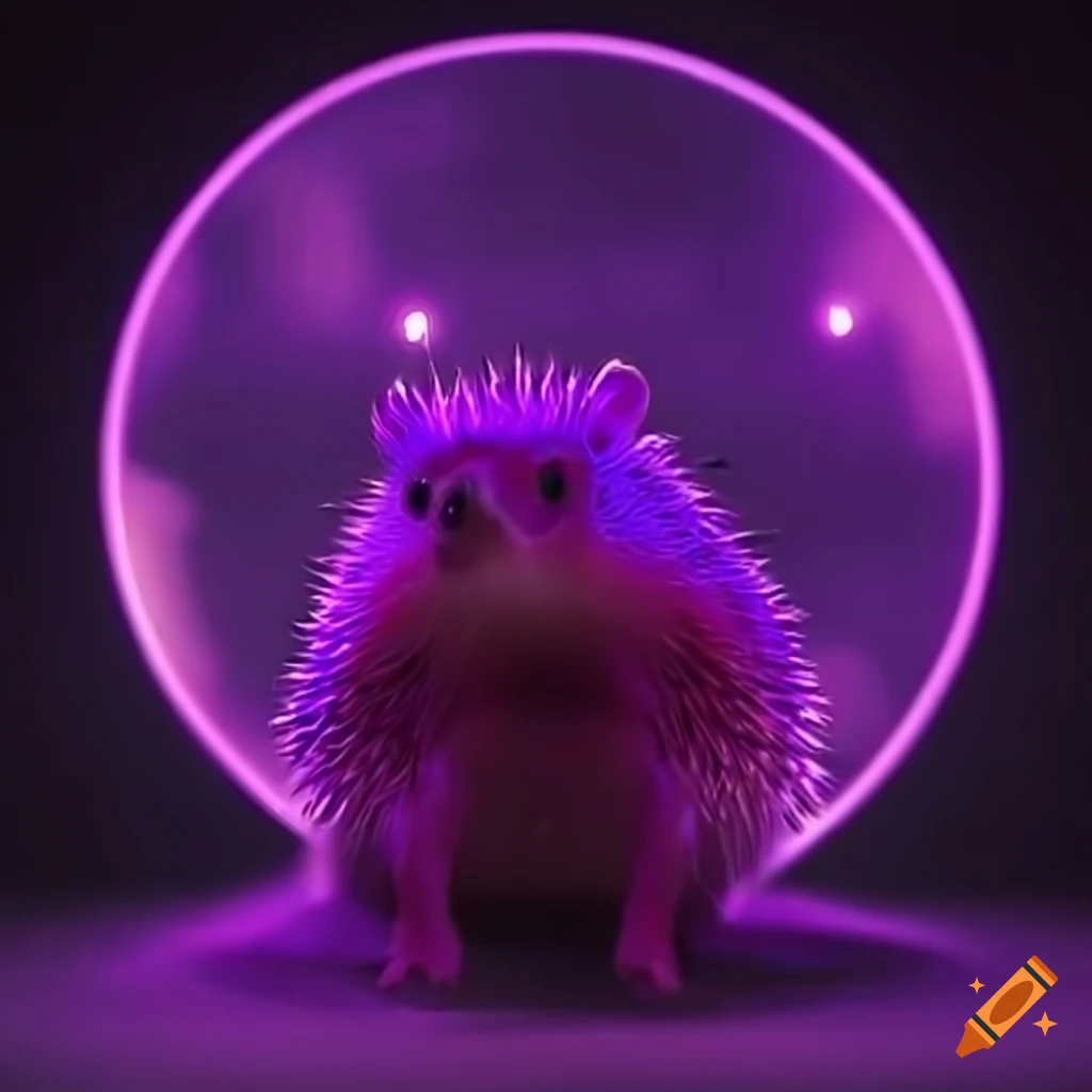 Purple hedgehog