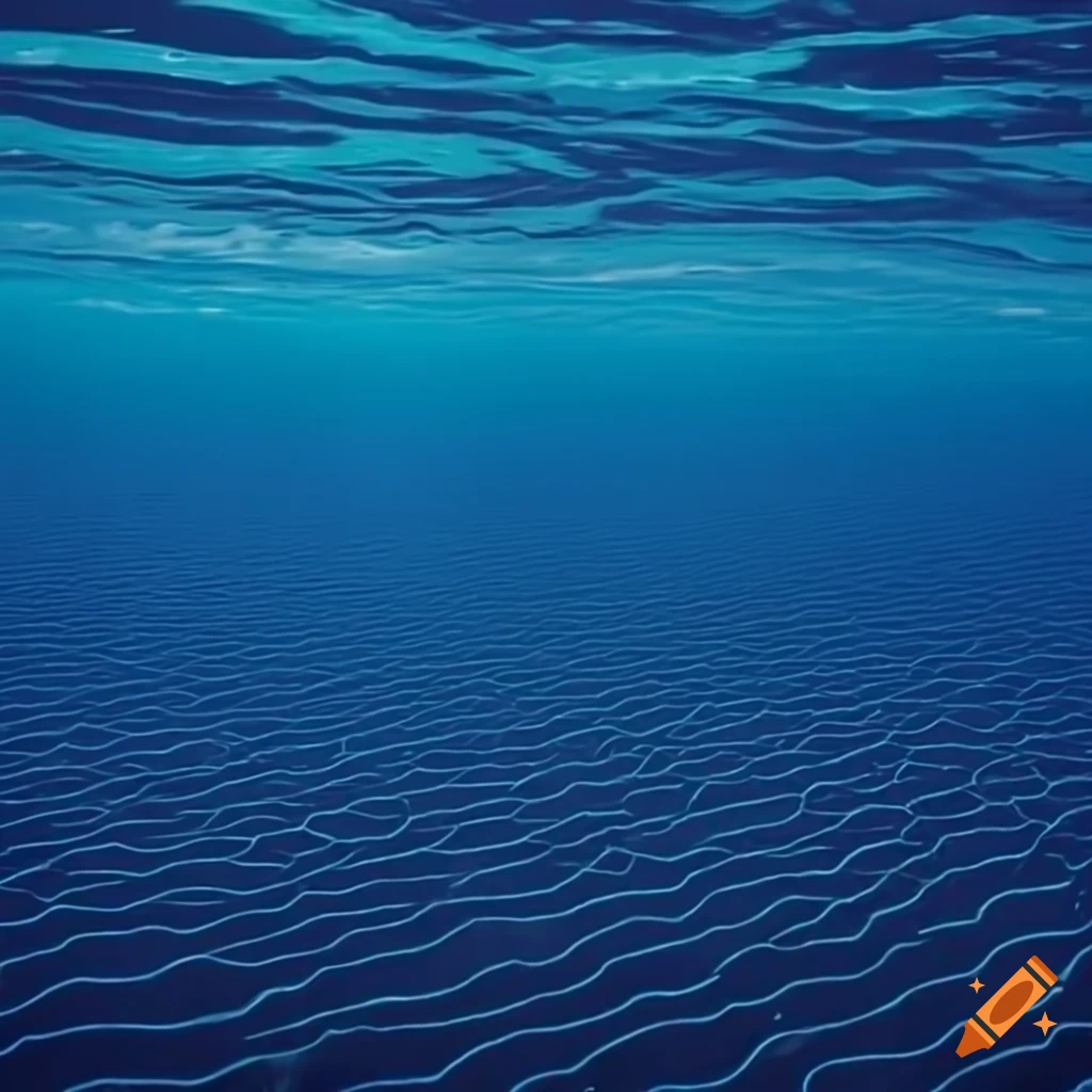 Blue grid with underwater theme on Craiyon