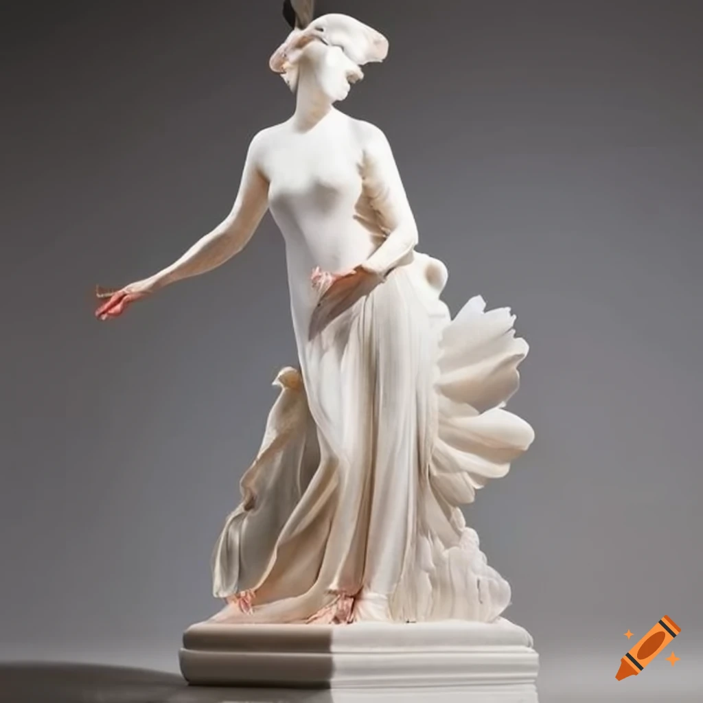 Sculpture of doves by antonio canova on Craiyon