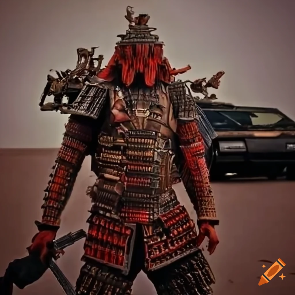 Image from Mad Max: Fury Road featuring a cyberpunk samurai and a red ...