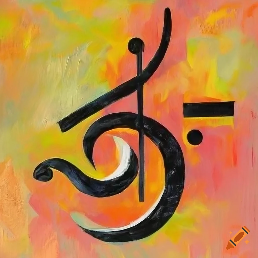 Orphism abstract painting of a symphony on Craiyon