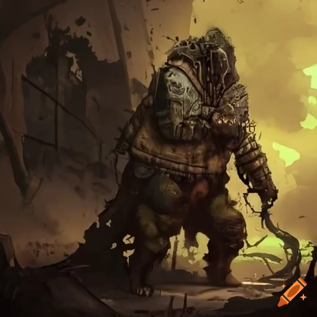 Image of a post apocalyptic beast on Craiyon