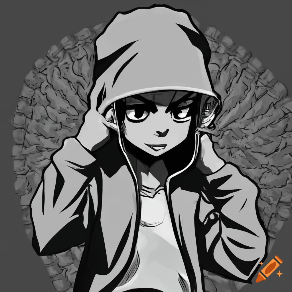 Hoodie fashion in the boondocks style on Craiyon