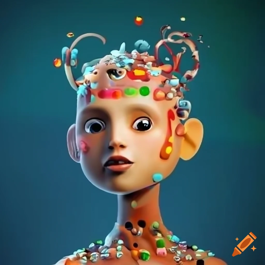 Digital buddy, the official mascot of sociedad digital on Craiyon