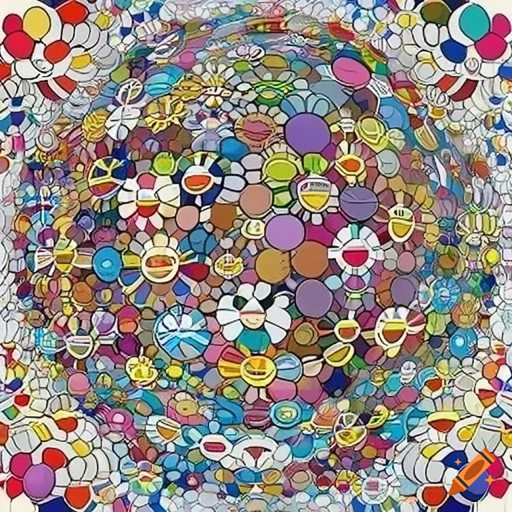 Dragonlance artwork by takashi murakami