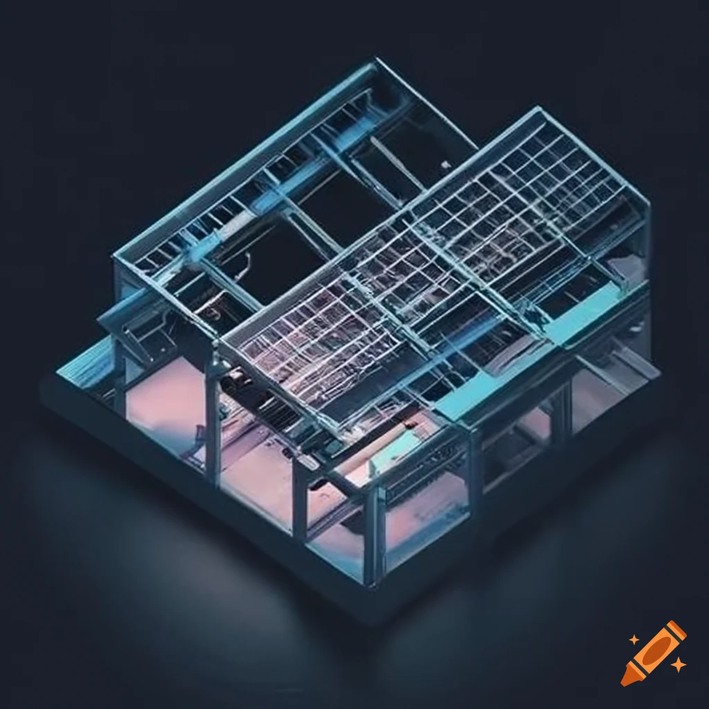 Steel frame construction project on Craiyon