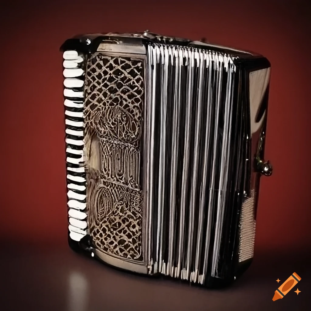 Accordion instrument on Craiyon