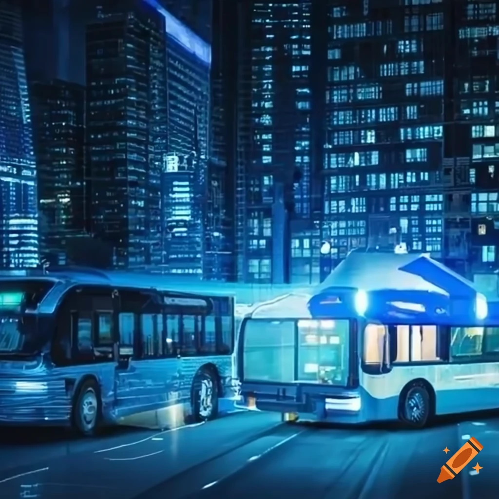 Connected wifi bus with mobile app in the city