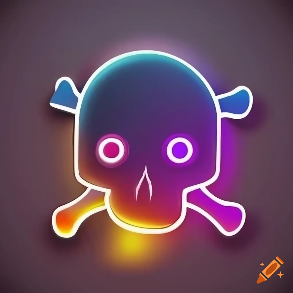 Skull and crossbones instagram logo