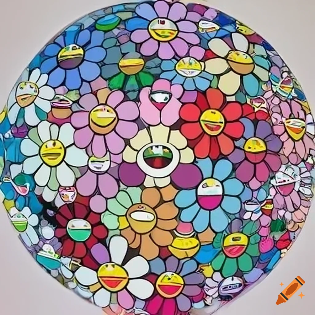 Artwork 'the funny company' by takashi murakami on Craiyon