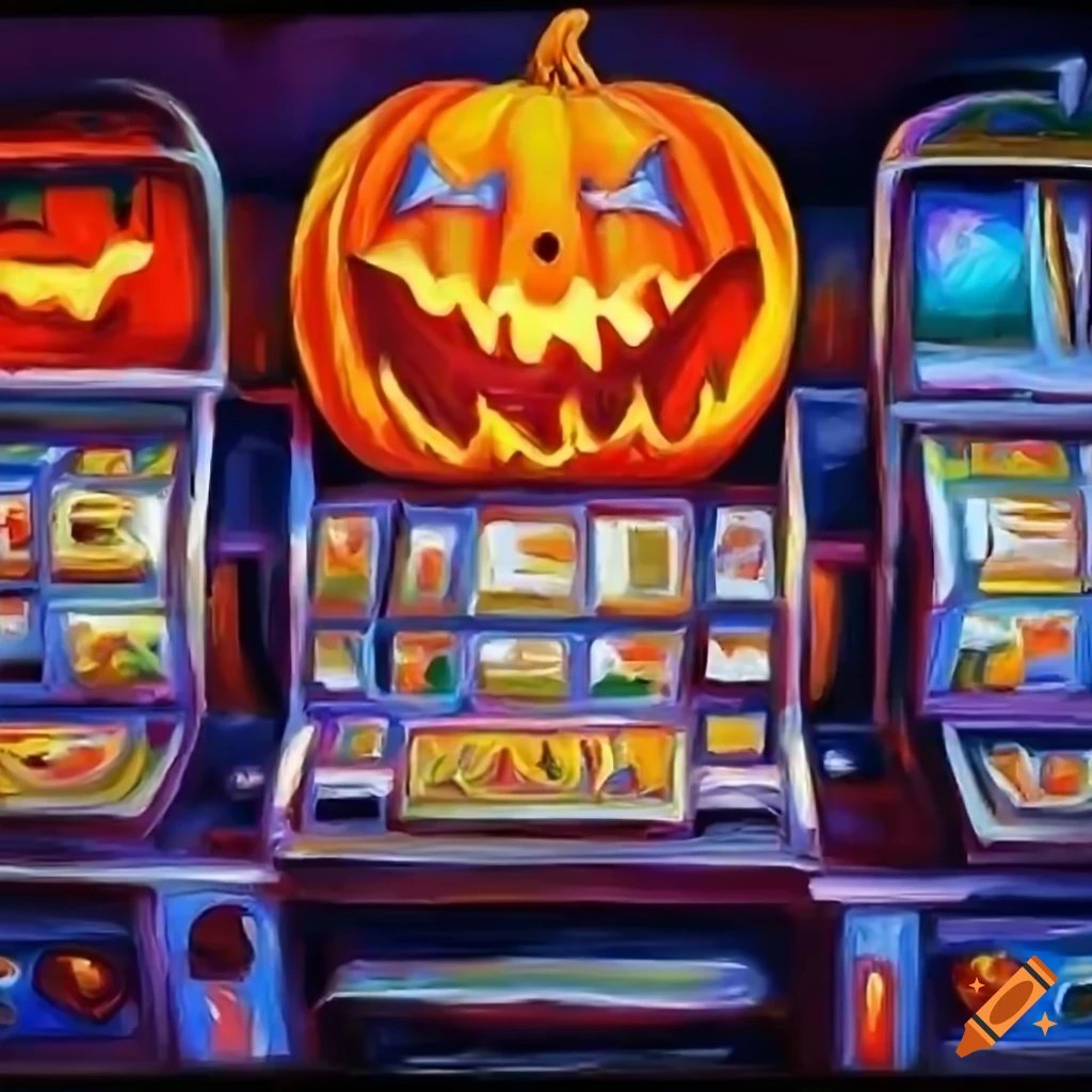 Colorful slot machine screen on Craiyon