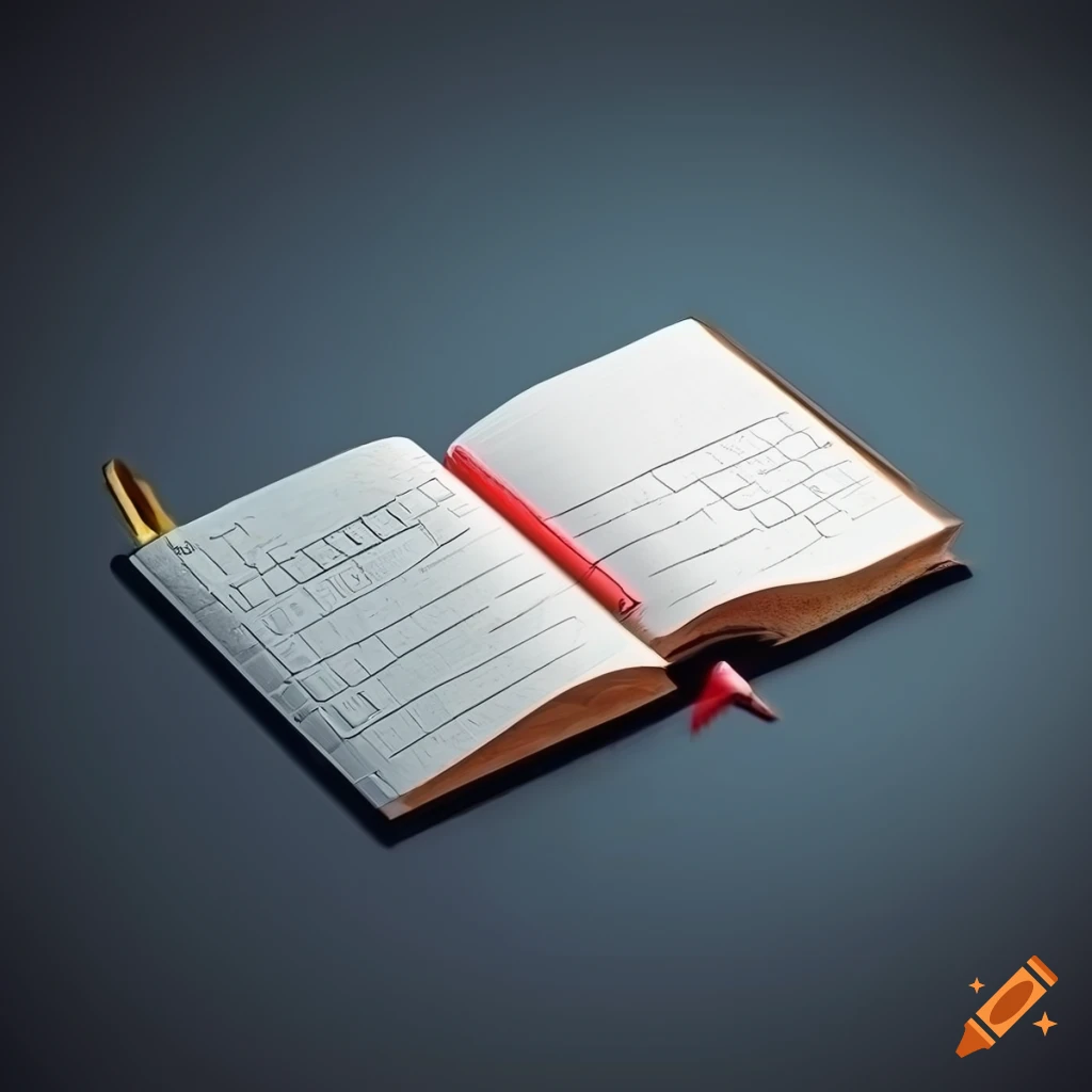 Creative logbook design on Craiyon