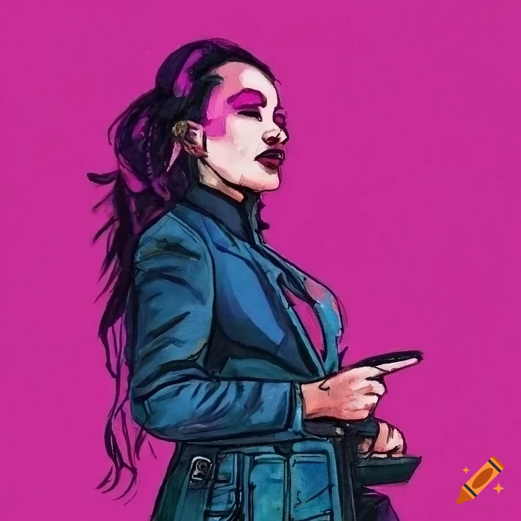 Neo-noir cyberpunk illustration on Craiyon