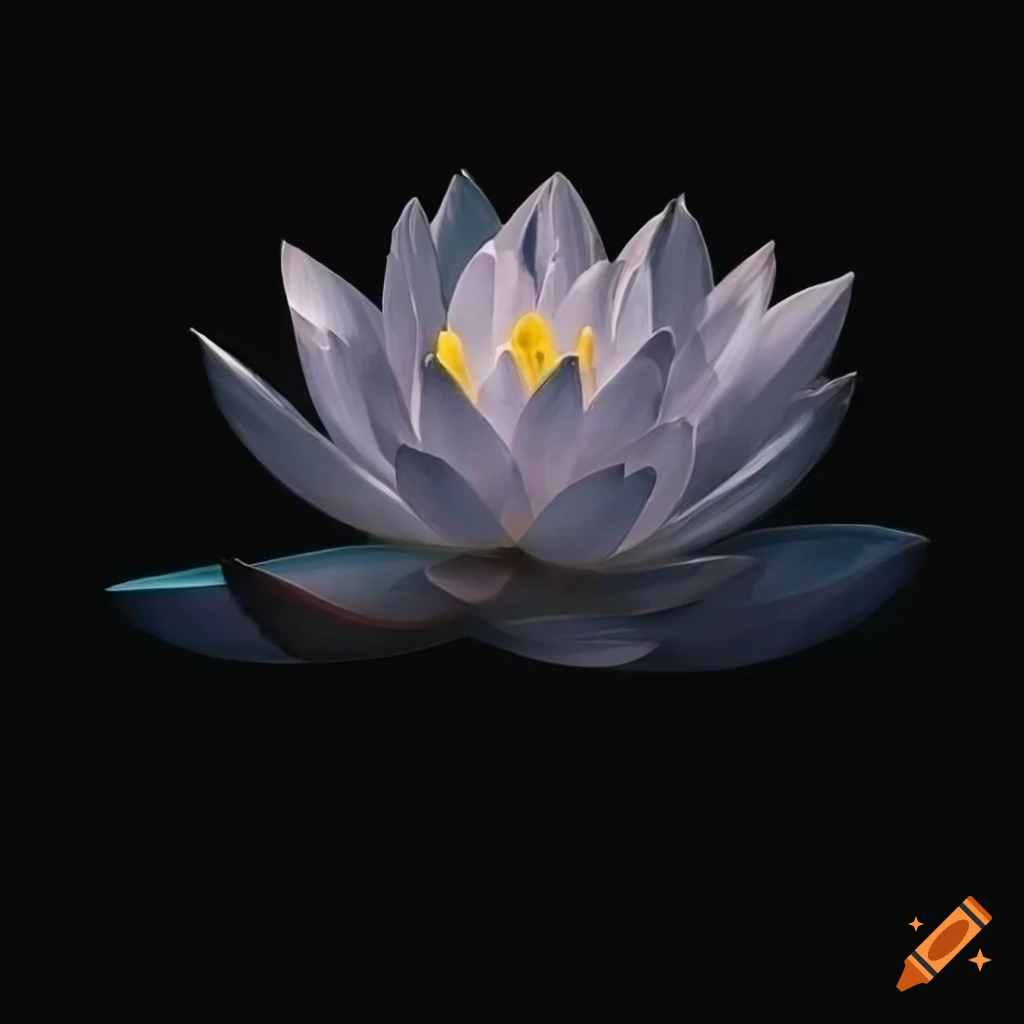 Wooden lotus flower design on Craiyon