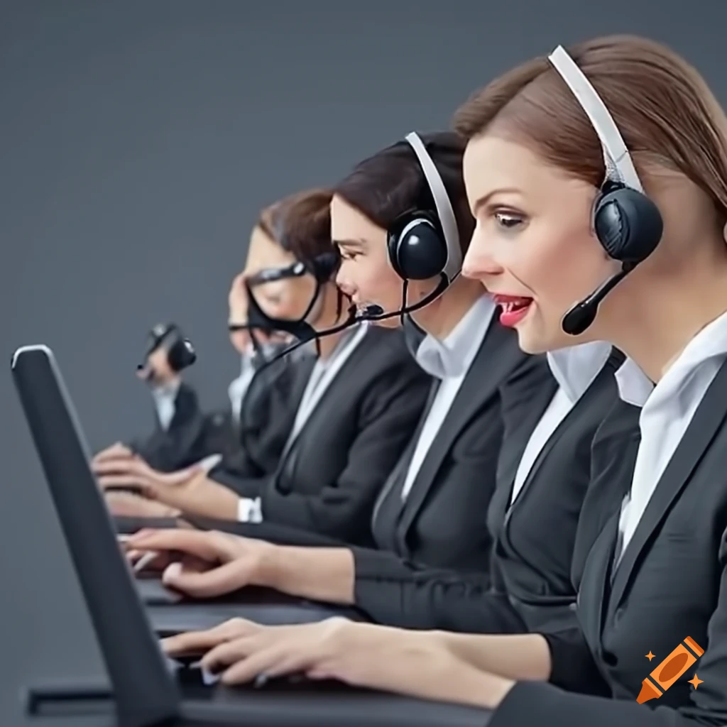 Call center agents using digital telephone system