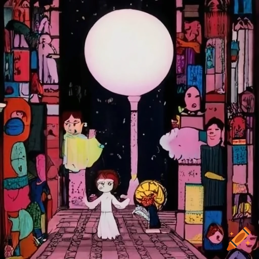 Illustration from the prime of miss jean brodie by chiho aoshima on Craiyon