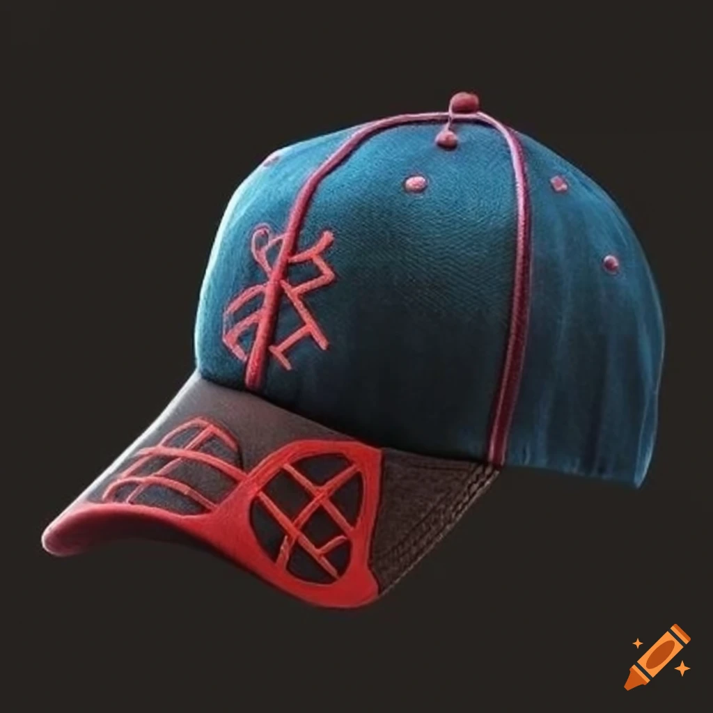 Rune styled cap design on Craiyon