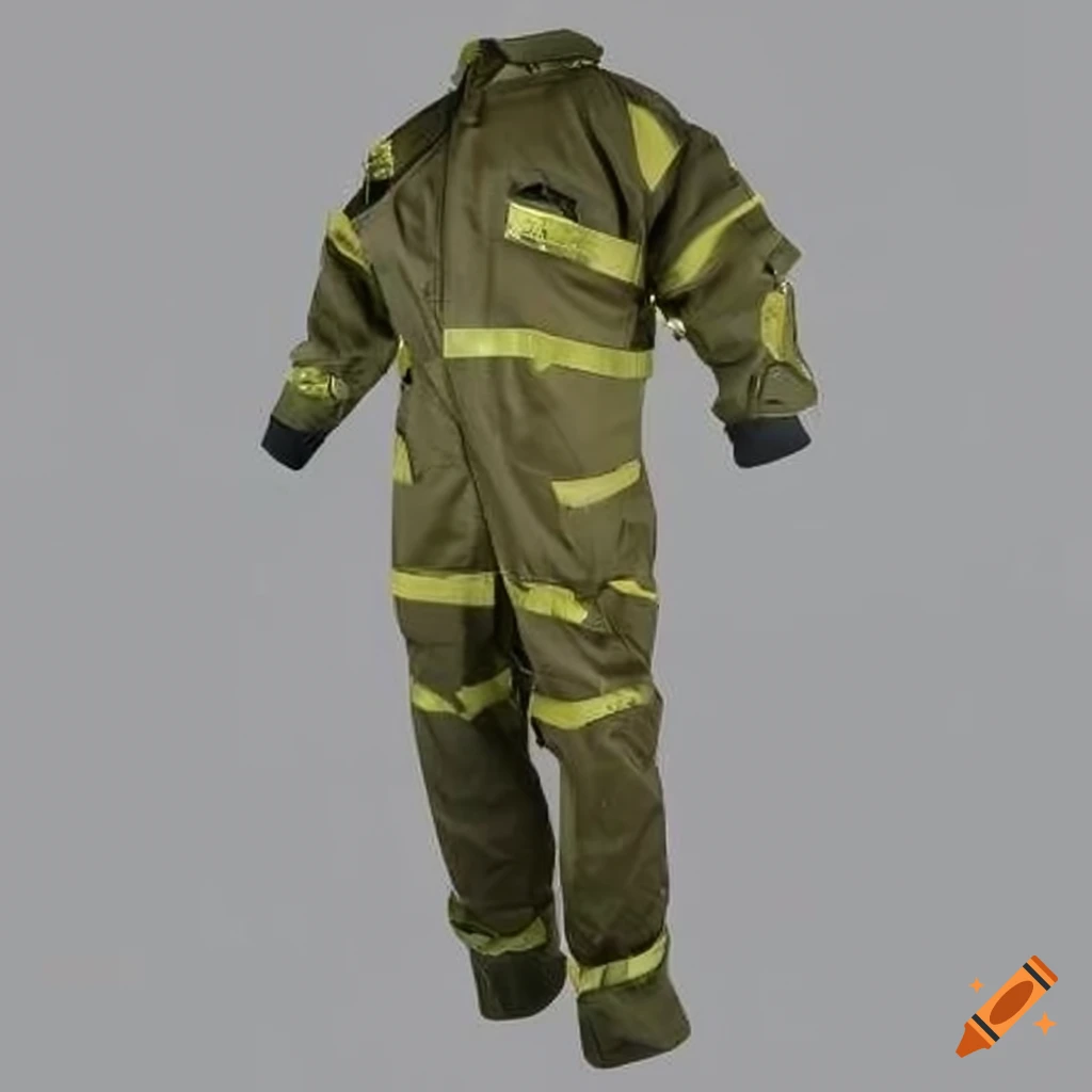 Detailed full-length sapper suit