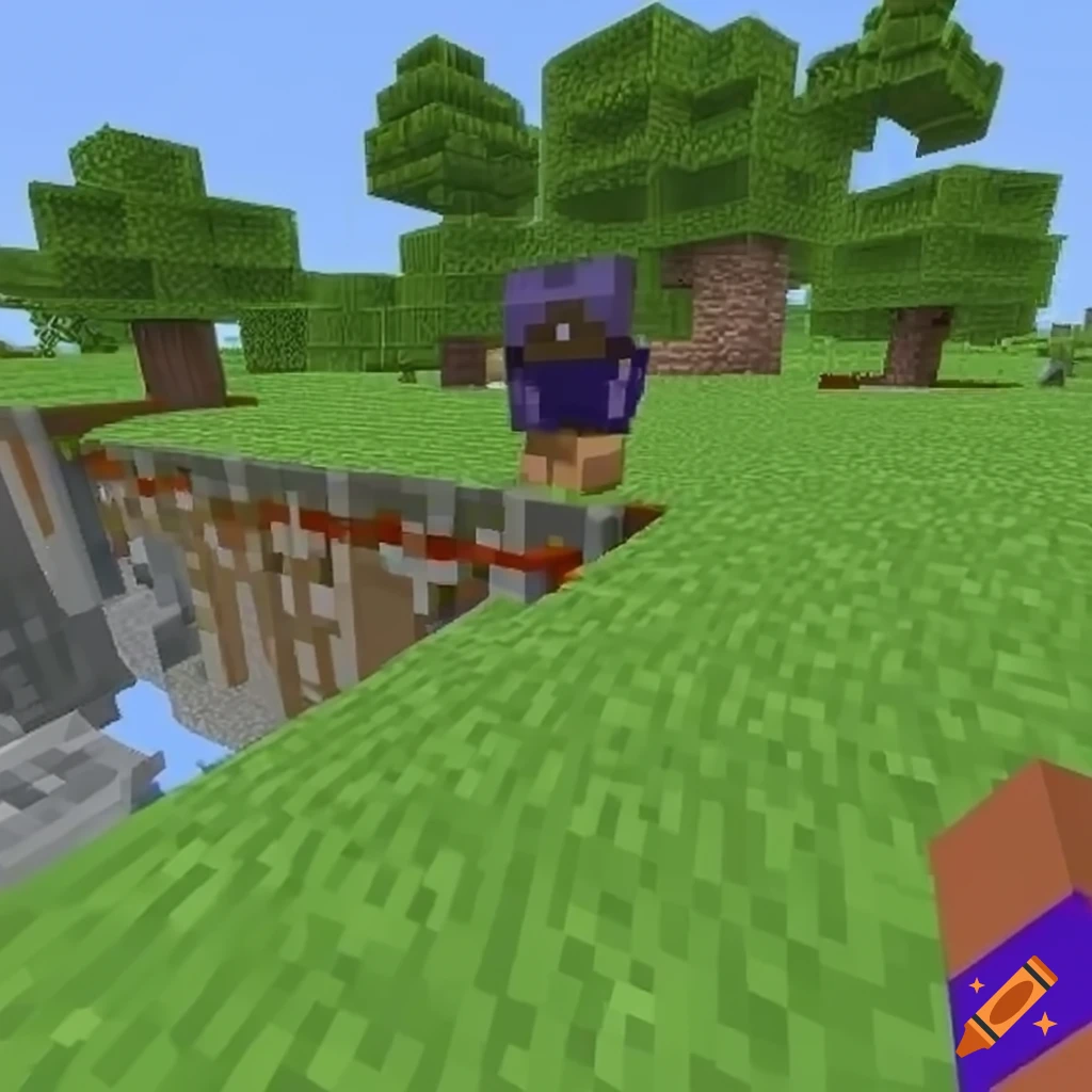 Cross-platform minecraft experience on Craiyon