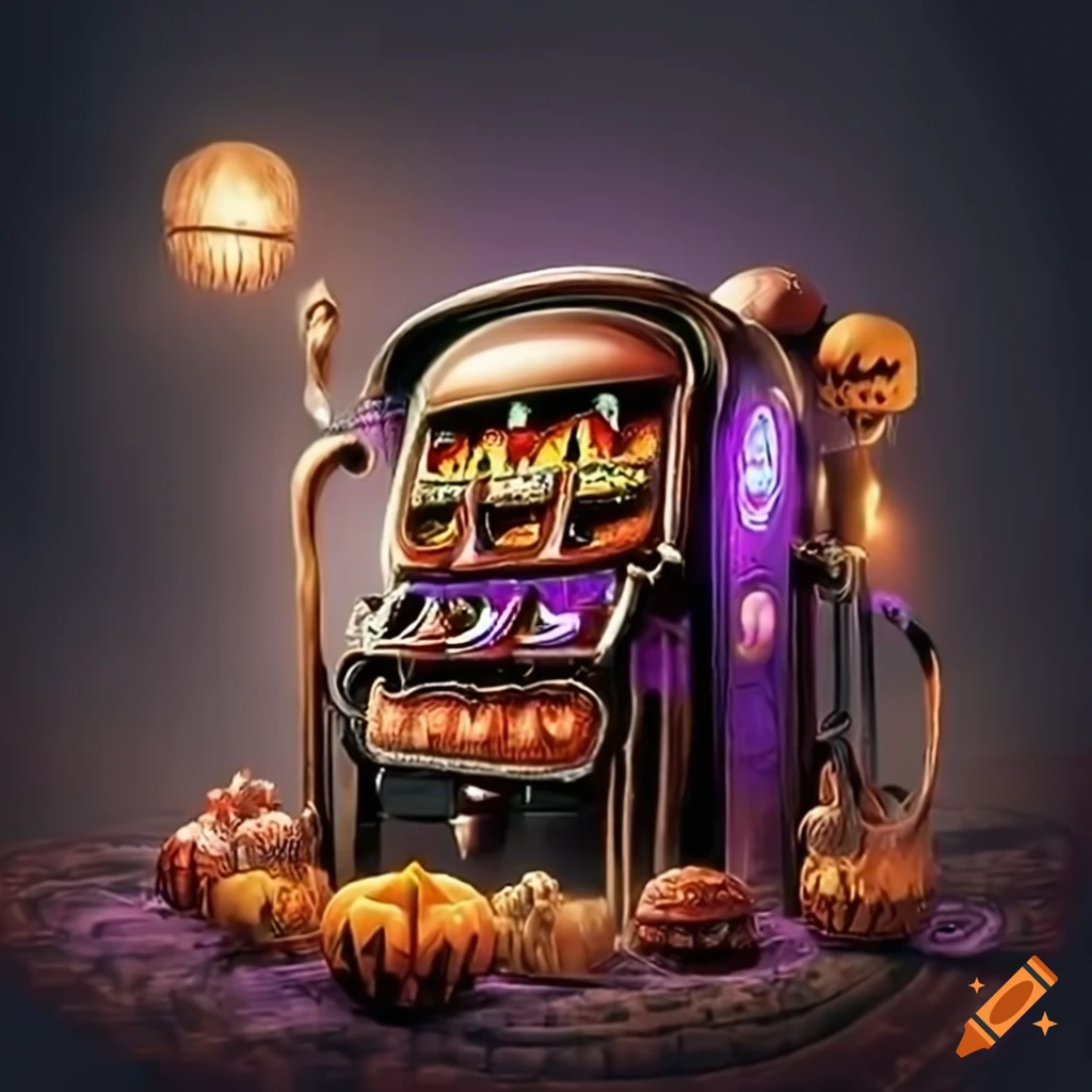 Halloween-themed slot machine