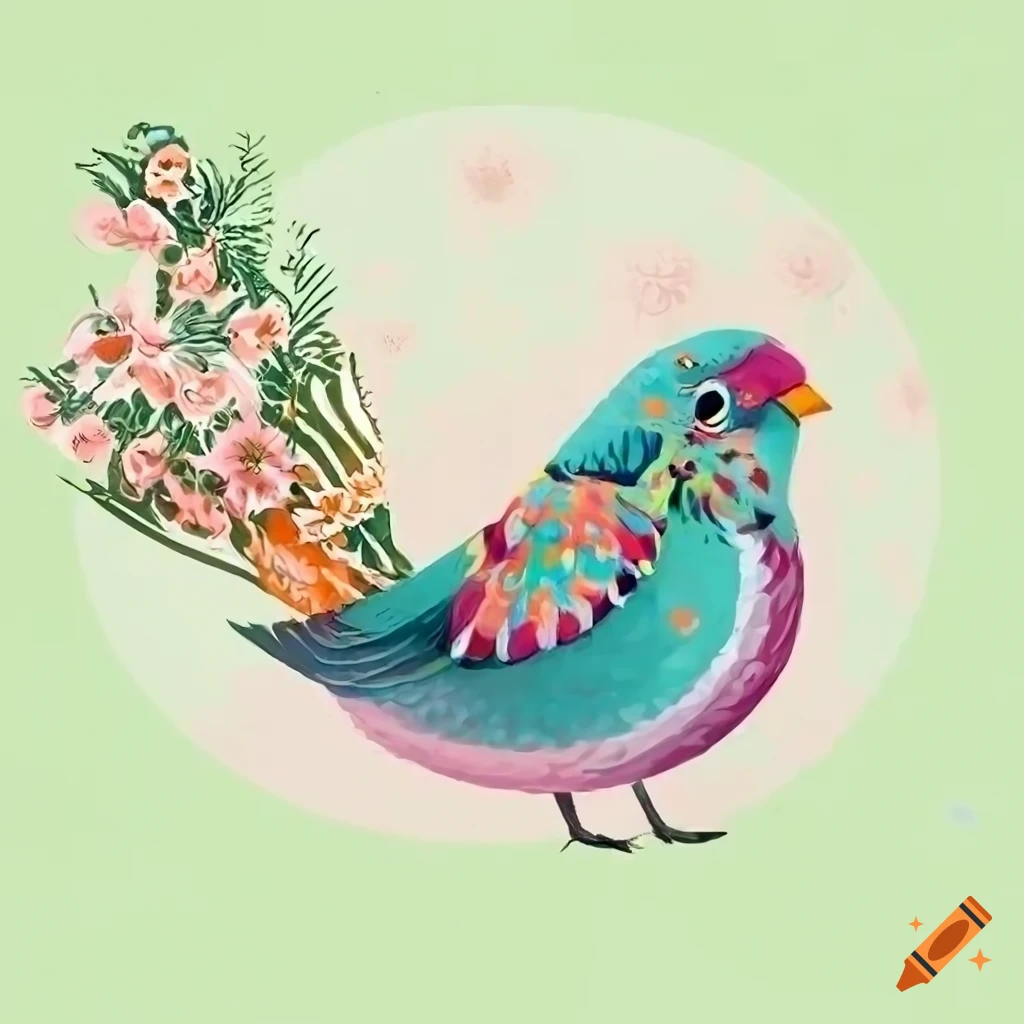 Bird lineart in the style of matisse on Craiyon