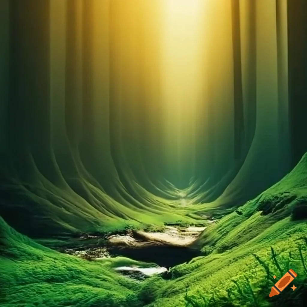 Advanced technology remains in mesmerizing natural landscapes on Craiyon