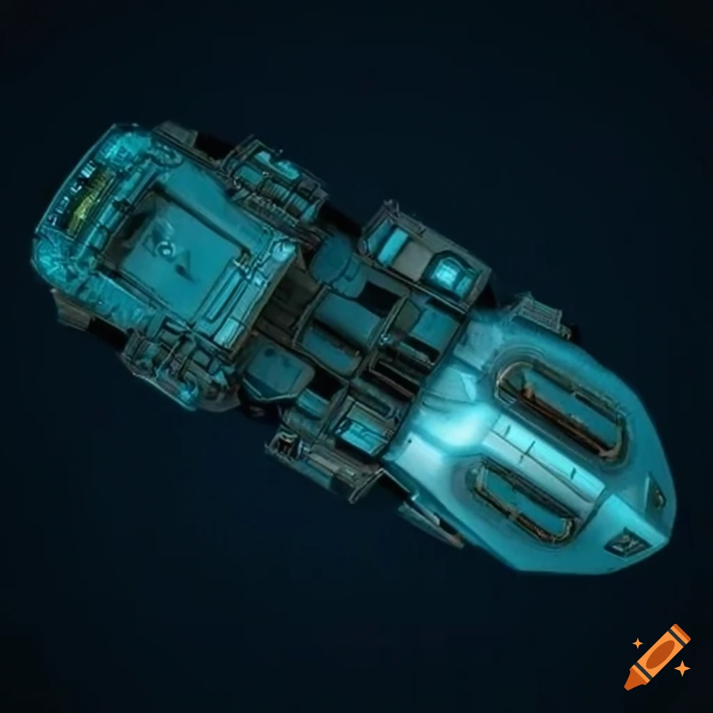 Front view futuristic sci-fi generator in grayscale on Craiyon