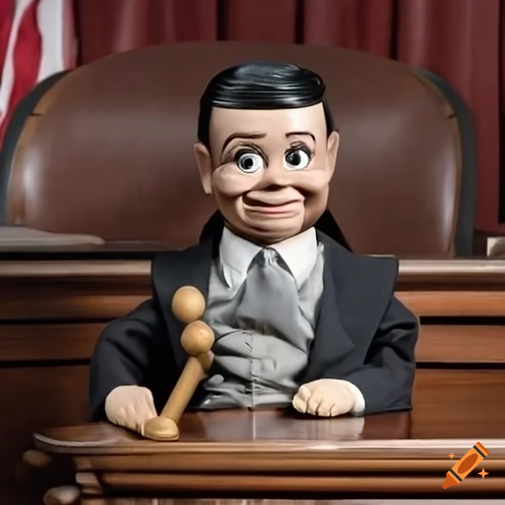 Ventriloquist doll representation of Speaker Mike Johnson in Congress ...