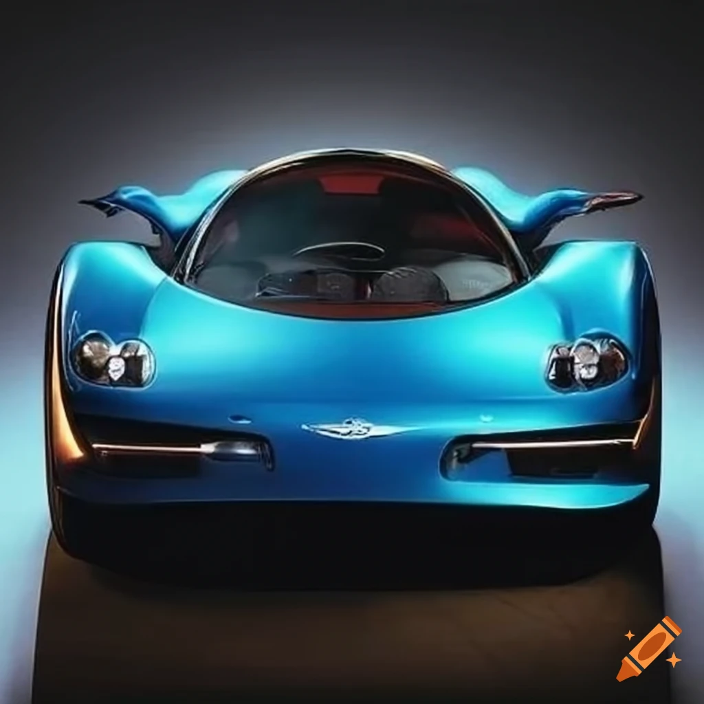 Sleek and exotic Chrysler supercar prototype on Craiyon