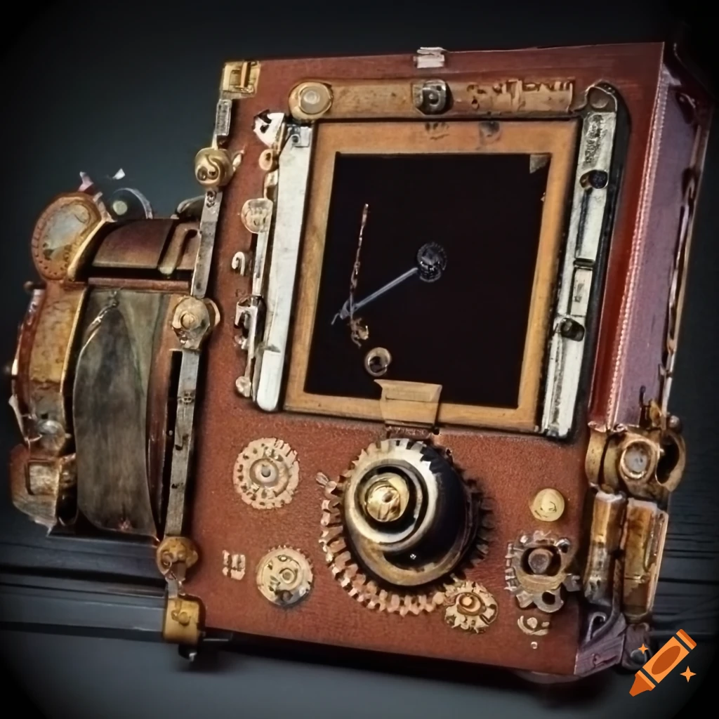 Portable steampunk radar on Craiyon